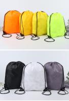 China Corporate Flannel Drawstring Bag for Single Double Shoulder and Customized Training for sale