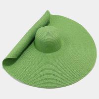 China Silk Screen Printing Foldable Women Strawhat for Casual Summer Seaside Sun Beach for sale