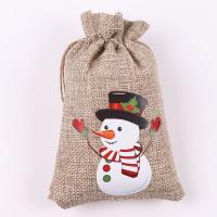 China Acceptable OEM/ODM Christmas Drawstring Jute Bag for Daily School Life Requirements for sale