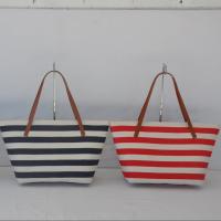 China Two Straps Woven Straw Beach Bucket Bag for Large Capacity Vacation Leisure for sale