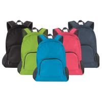 China Ultralight Outdoor Sports Travel Back Pack with Custom Logo Print Pattern Zipper Closure for sale