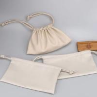 China Customized Color Luxury Lady PU Leather Drawstring Cosmetic Pouch with Customized Logo for sale
