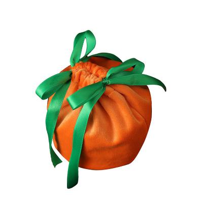 China Drawstring Design Velvet Candy Gift Bag for Weddings and Parties Customized Logo Accepted for sale