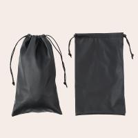 China OEM/ODM Acceptable Custom PU Leather Dust Drawstring Bag for Jewelry Organization for sale