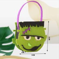 China Halloween Non-woven Tote Bag with Ghost Pumpkin Felt Cloth Decoration Props for sale