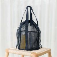 China Logo Customized Travel Organizer Bag with Mesh Cut-out and Drawstring Pocket Foldable for sale