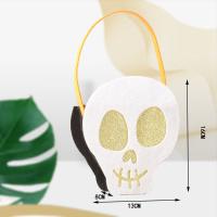 China Halloween Non-woven Tote Bag with Ghost Pumpkin Felt Cloth Decoration Props for sale