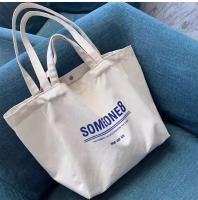 China Newest Fashinable Customizable Size Canvas Shoulder Bag with Silk Screen Printing for sale