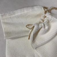 China Product OEM/ODM Accepted Blank Waffle Weave Cosmetic Storage Bag for Skincare Needs for sale