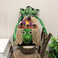 China Customized Color Halloween Candy Bag with Drawstring Non woven Creative Gift Bag for sale