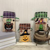China Customized Color Halloween Candy Bag with Drawstring Non woven Creative Gift Bag for sale