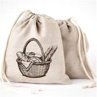 China Soft Cotton Canvas Jewelry Pouch Custom Logo Printed Drawstring Cosmetic Packaging for sale