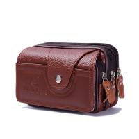 China Customized Cowhide Card Bag Newest Fashionable Style Top Layer Pickup Bank Card for sale