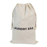 China Design Jumbo Drawstring Backpack for Heavy Duty Laundry Needs Made of Cotton and Linen for sale