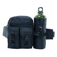 China Customized Color Oem Men Camo Tactical Fanny Pack Utility Waist Bag With Water Bottle for sale