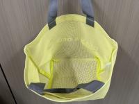 China Customized Logo Mesh Bags Reusable Nylon Wire Mesh Shopping Tote Bag Mesh Beach Bag for sale