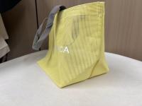 China Customized Logo Mesh Bags Reusable Nylon Wire Mesh Shopping Tote Bag Mesh Beach Bag for sale