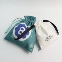 China Customized Color Cotton Drawstring Bag for Custom Jewelry Packaging 100% Organic for sale