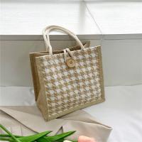 China Eco-friendly Canvas Clutch Style Low Moq Recyclable Plain Hessian Gift Mini Jute Bags for sale