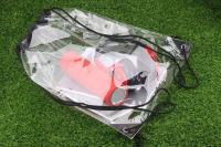 China Marketing Waterproof PVC Clear Backpack Drawstring Pouch Bag with Custom Printed Design for sale