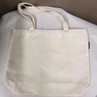 China Newest Fashionable Style Custom Printed Logo Design Cotton Bag with Zipper and Canvas for sale