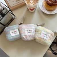 China All Seasons Customized Color Mini Plush Cosmetic Bag for Women Portable and Compact for sale