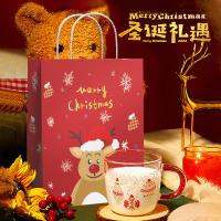 China Custom Logo Accepted FSC Certified Kraft Paper Bag for Sustainable Christmas Shopping for sale