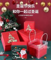 China Packaging For Kids Candy Newest Fashinable Christmas Gift Bags with Santa Claus and Elk for sale