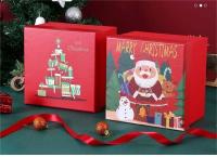 China Packaging For Kids Candy Newest Fashinable Christmas Gift Bags with Santa Claus and Elk for sale