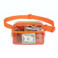 China Customized Tote Bag Durable and Transparent Slant Cross Waist Pack for Outdoor Sports for sale