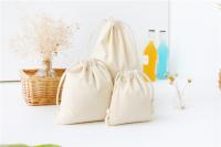 China OEM/ODM Accepted Custom Logo Printed Cotton Linen Drawstring Bag for Eco Friendly Gift for sale