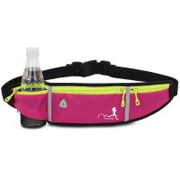 China Nylon Outdoor Sports Running Jog Waist Bag Waterproof Phone Waist Belt Pack Fitness Elastic Fanny Pack for sale