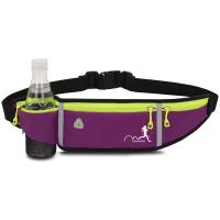 China Nylon Outdoor Sports Running Jog Waist Bag Waterproof Phone Waist Belt Pack Fitness Elastic Fanny Pack for sale