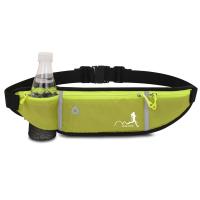 China Nylon Outdoor Sports Running Jog Waist Bag Waterproof Phone Waist Belt Pack Fitness Elastic Fanny Pack for sale