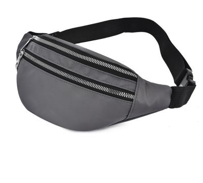 China Customized Women Nylon Belt Bag Waterproof Cross Body Fanny Waist Pack with Material for sale