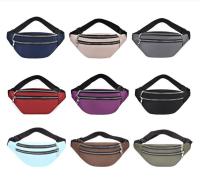 China Customized Women Nylon Belt Bag Waterproof Cross Body Fanny Waist Pack with Material for sale