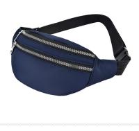 China Customized Women Nylon Belt Bag Waterproof Cross Body Fanny Waist Pack with Material for sale