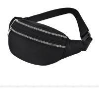 China Customized Women Nylon Belt Bag Waterproof Cross Body Fanny Waist Pack with Material for sale