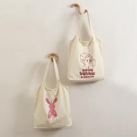 China Handled Style Custom Full Printed Logo Big Canvas Tote Bag for Shopping and Beach for sale