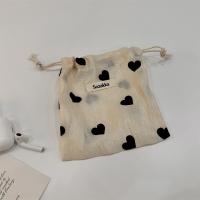 China All Seasons Custom Logo Printed Linen Cotton Canvas Drawstring Bag Acceptable OEM/ODM for sale