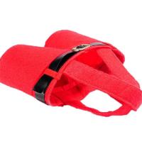 China Santa Claus Pants Shaped Gift Bags for Holiday Gifts Candy Bag Christmas Decorations for sale