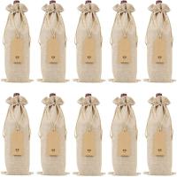China Accepable OEM/ODM Nature Color Jute Pouch Drawstring Bag for Eco Friendly Hemp Storage for sale