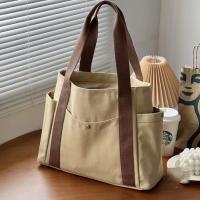 China Daily School Life Customized Color Large Canvas Crossbody Bags for Men and Women for sale
