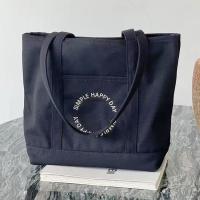 China Daily School Life Customized Color Large Canvas Crossbody Bags for Men and Women for sale