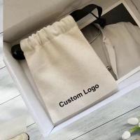 China Eco Friendly Round Bottom Cotton Fabric Drawstring Candle Bag for Jewelry Packaging for sale