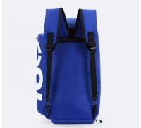 China Customized Color Gym Duffel Backpack Men Waterproof Travel Bag with Shoes Compartment for sale