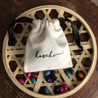 China Eco Friendly Round Bottom Cotton Fabric Drawstring Candle Bag for Jewelry Packaging for sale