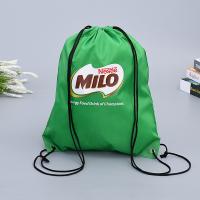 China Fashion Style Custom Recycled Polyester Drawstring Gym Bag for Sports and Fitness for sale