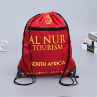 China Fashion Style Custom Recycled Polyester Drawstring Gym Bag for Sports and Fitness for sale