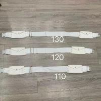 China Soft-loop Style Water Resistant Hajj White Belt Umrah Waist Bag for Medium Size Travel for sale